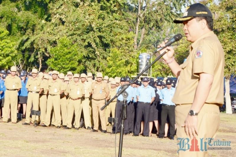 Rai Mantra Minta ASN Denpasar Tingkatkan Kedisiplinan | Bali Tribune